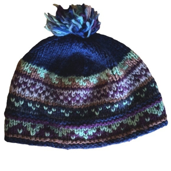 Gypsy Rose | Accessories | Gypsy Rose Wool Ski Hat Blue And Purple ...